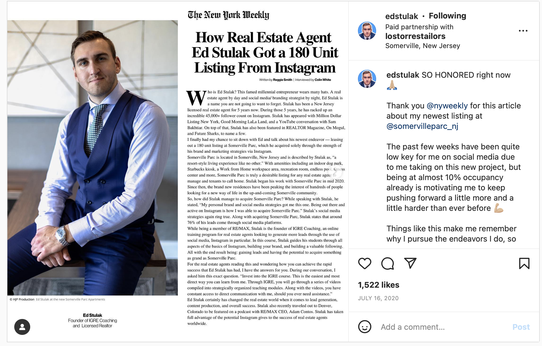 New York Weekly – The Claudine Arthurs Agency